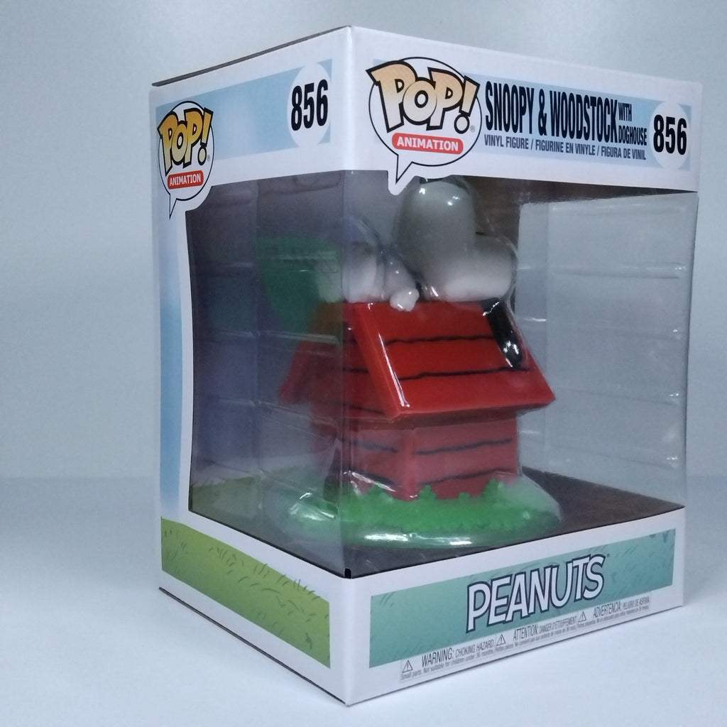 Funko Pop! Animation Peanuts Snoopy & Woodstock with Doghouse 6" Inch